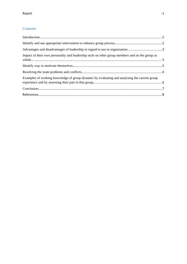 Self Evaluation And Self Reflection Of Progress To Improve Group