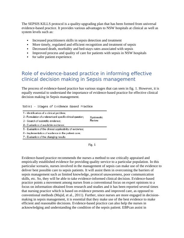 Impact Of Sepsis Protocol Policy On Early Detection And Treatment