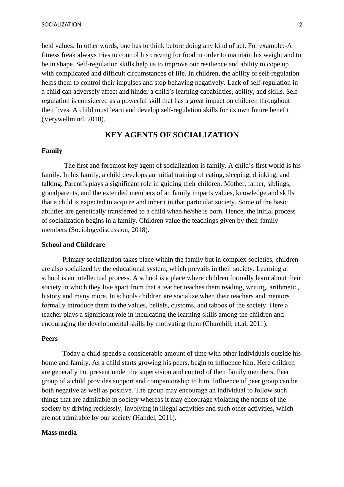 Impact of Socialization on Children’s Learning and Development - Desklib