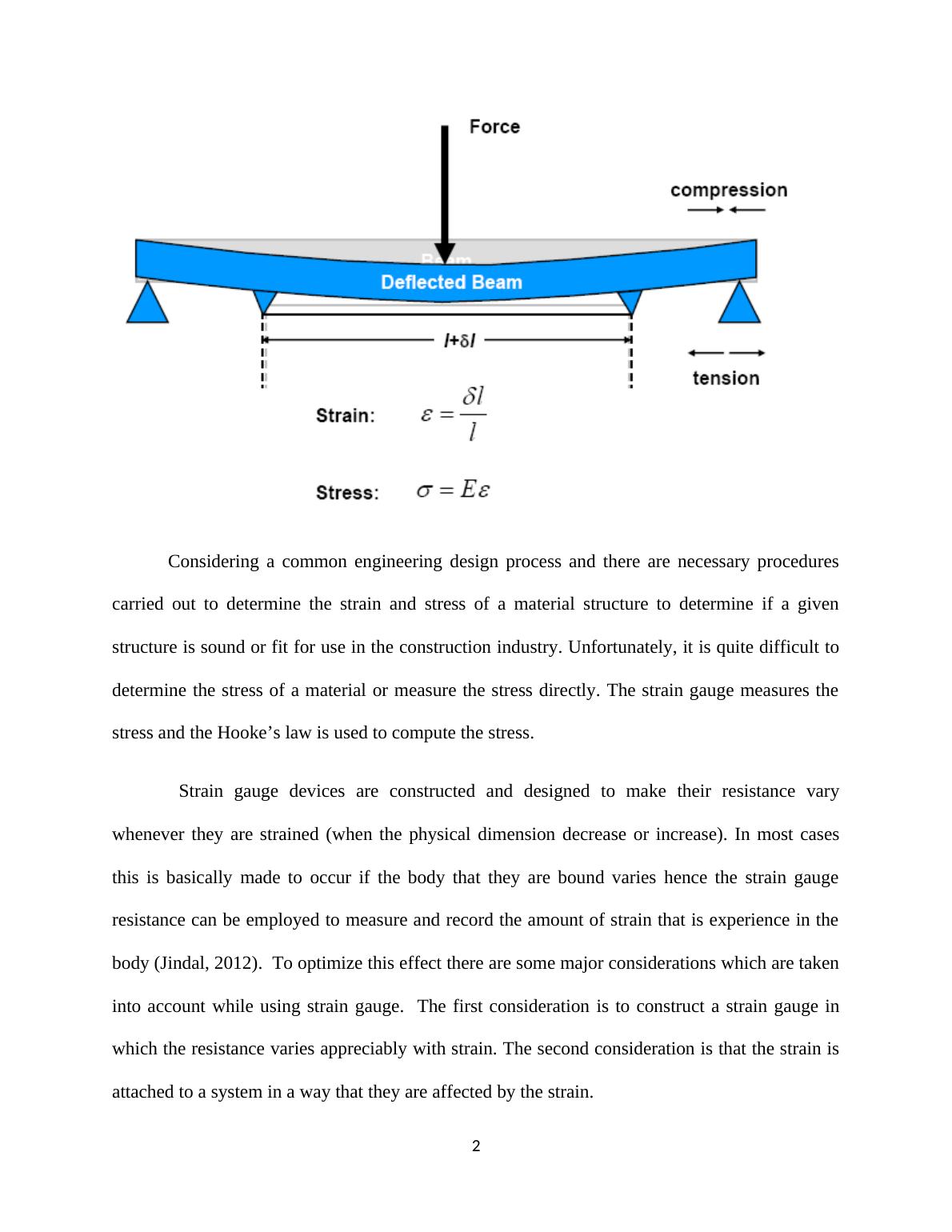 Strain Gauge Measurements for Material Strength Analysis | Desklib