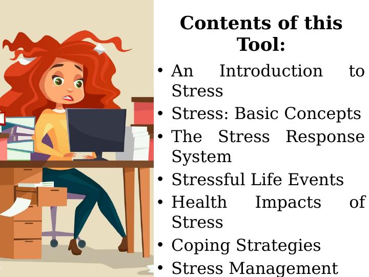 Stress Management Tool: Psychology Project for Clients