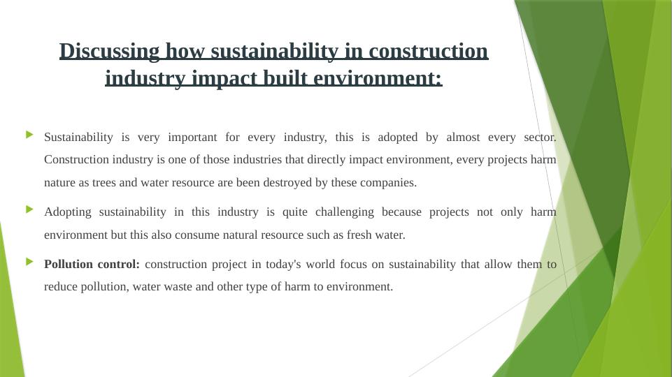 Sustainability in Construction Industry: Impact, Examples, and Future ...