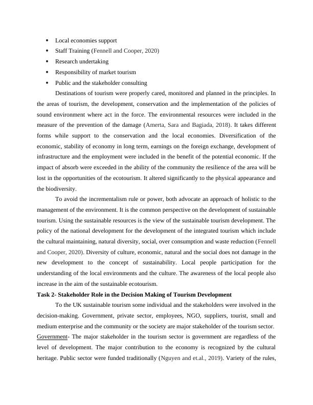 "Exploring Stakeholder Involvement in Enhancing Sustainable Tourism ...