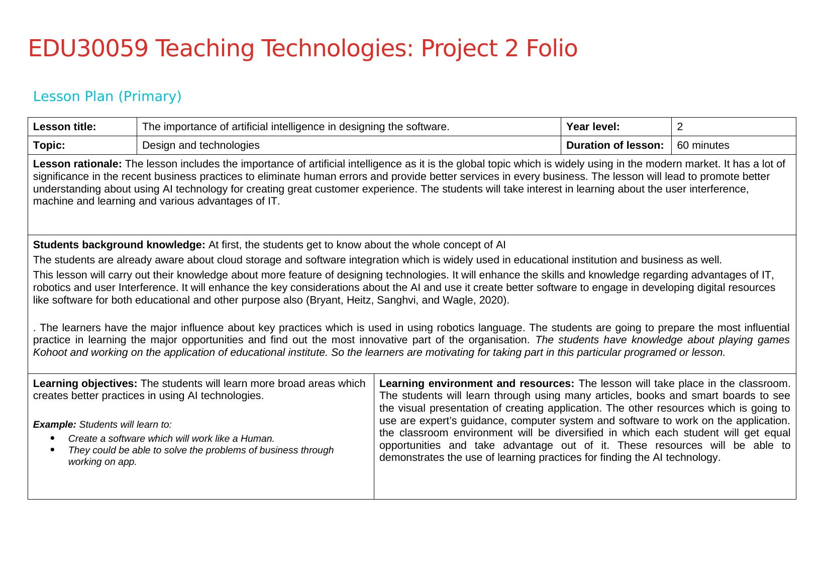 Teaching Technologies: Lesson Plans for Digital Technologies and E-commerce