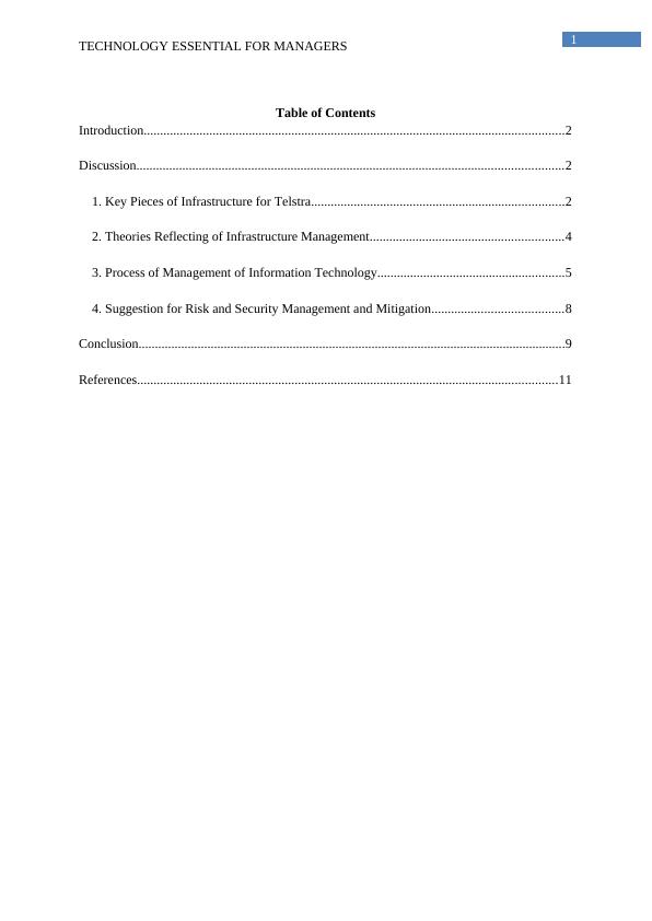 Telstra: Managing Information Technology Effectively