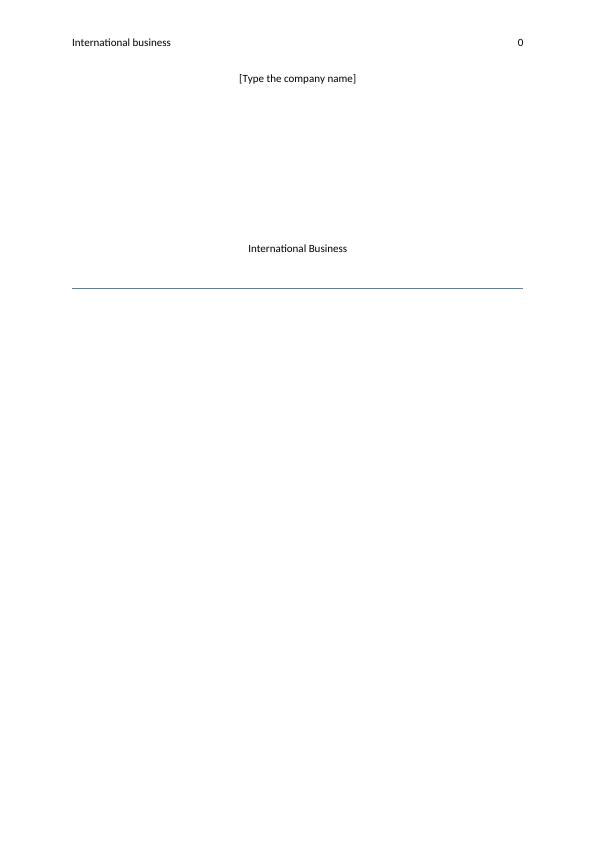 impact-of-technology-on-international-business-desklib