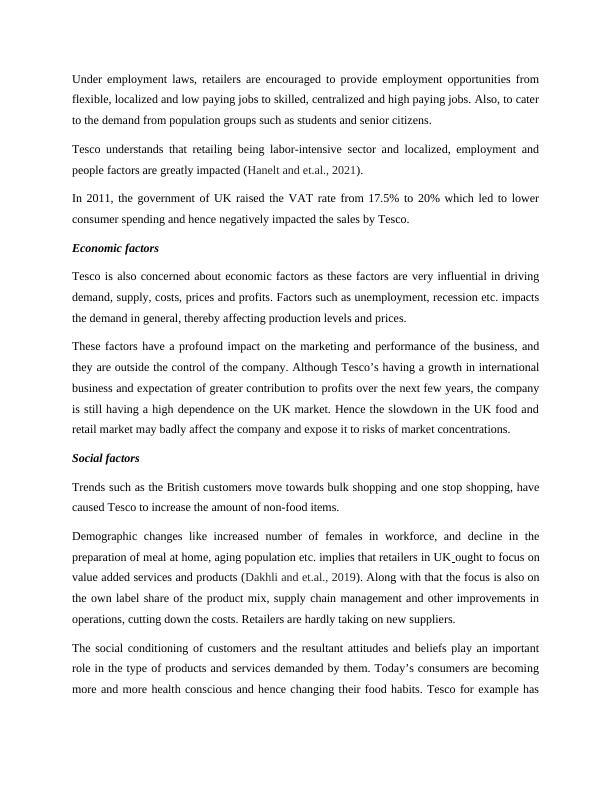 Organisational Strategy of Tesco: Evaluation of Current Strategic ...