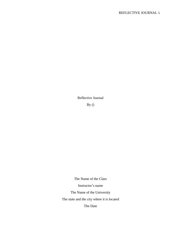 Reflective Journal on Time Management and Delivering a PowerPoint Presentation