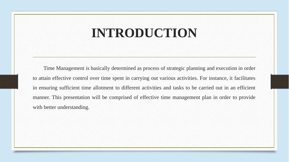 Effective Time Management: Tips, Importance and 3 Ps - Desklib