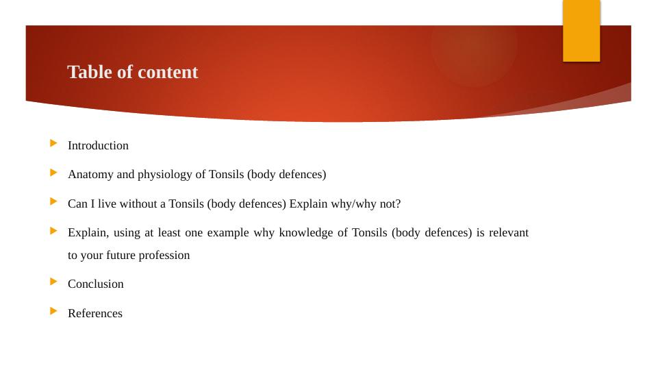 Tonsils: Anatomy, Physiology, and Immune Defense Role