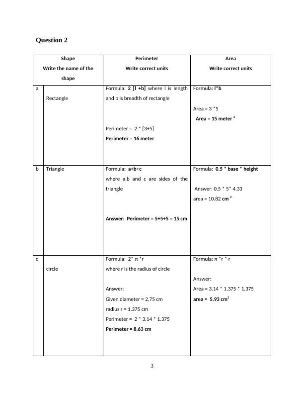 Trigonometry and Geometry - Solved Assignments and Essays | Desklib