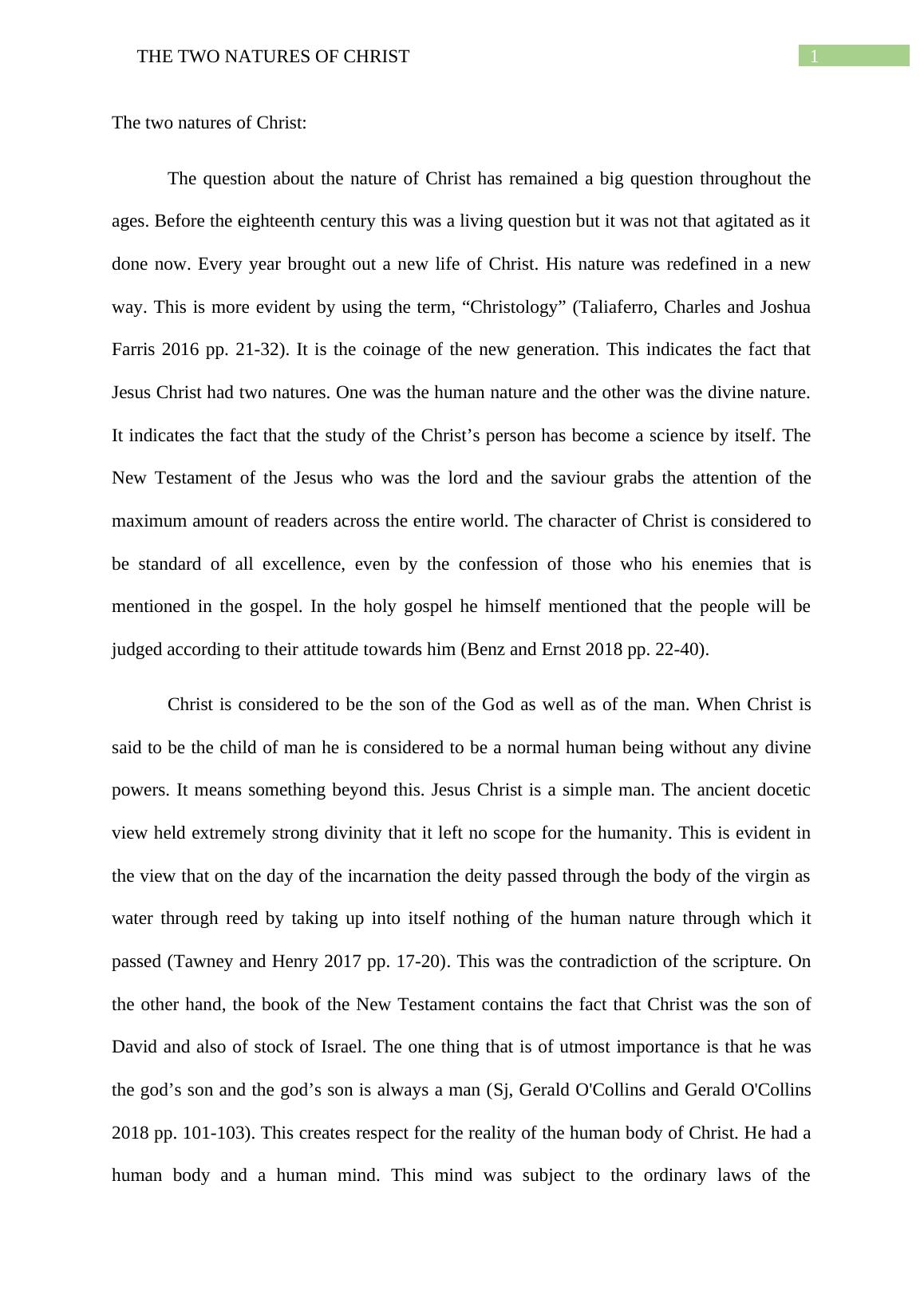 The Two Natures of Christ: Understanding Divine and Human Nature