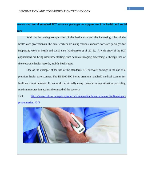 Use of ICT in Health and Social Care: Benefits, Legal Considerations ...